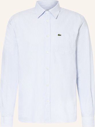 Lacoste Hemd Comfort Fit blau