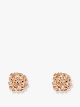 Self Portrait Gold brass earrings - SELF PORTRAIT - gender_Woman