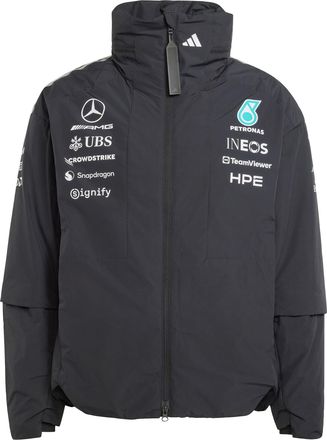 adidas men mercedes - amg petronas formula 1 team engineers jacket black xs