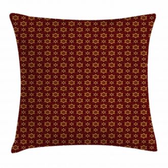 Generic Cushion Covers Abstraktes Punktmuster Mit Geschwungenen Streifen Und Blumen In Geometrischer Illustration Sofakissenbez&uuml;ge Zierkissenbez&uuml;ge Weich Sofa