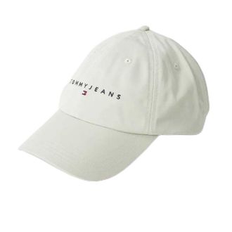 Tommy Jeans Damen Tjw Linear Logo 6 Panel Cap Aw0Aw16868 Verschluss, Green (Misty Sage), Einheitsgröße