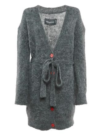 Zadig&Voltaire cardigan boutonné à taille ceinturée - Gris
