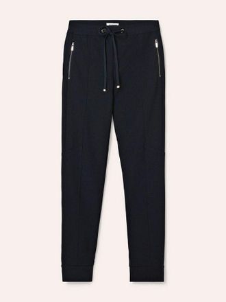 Walbusch Jogger Pants Damen Jogpant aus Strukturjersey Regular fit, modern, b&uuml;gelfrei