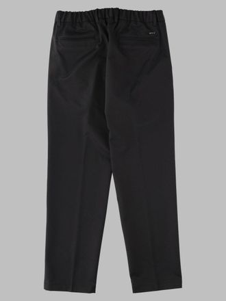 Herno Elasticated Straight-Leg Trousers - Black