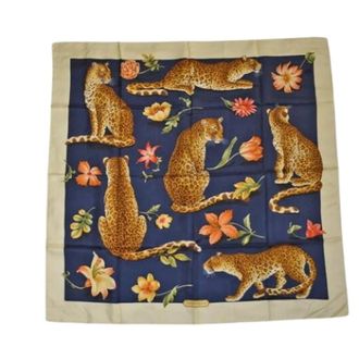 Ferragamo Foulard en soie Pre-owned - Femme - Pre-owned - Multicolore - Taille: ONE Size