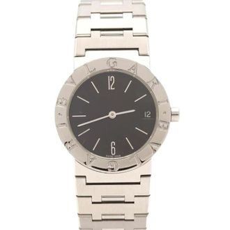 Bulgari unisex, Pre-owned, Noir, Taille: ONE Size Pre-owned Bb30Ss/Bb30Ssd Wristwatch