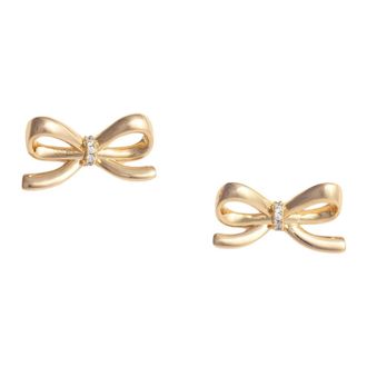 Self Portrait Femme, Accessoires, Jaune, Taille: ONE Size Bow Earrings