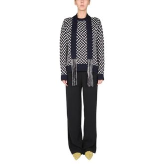 Jil Sander Rundhals-Strickware - - Knitwear - Damen - Schwarzk - S