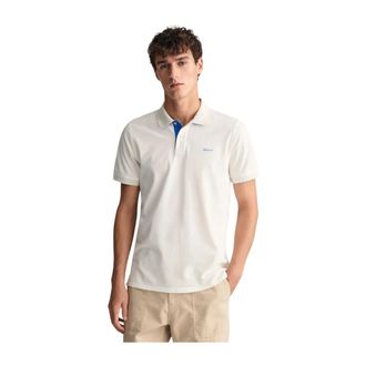 GANT Stretch Baumwoll-Piqu&eacute;-Polohemd - - Tops - Herren - Wei&szlig; - 2XL