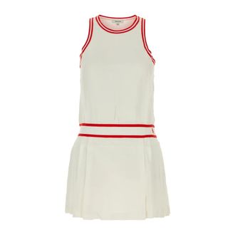 Sporty & Rich Elegante Kleider f&uuml;r jeden Anlass - - Dresses - Damen - Wei&szlig; - L