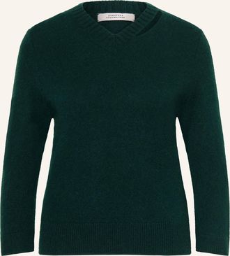 Dorothee Schumacher Dorothee Schumacher Pullover Fluffy Statements Mit Cashmere Und 3/4-Arm gruen