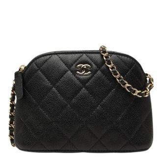 Chanel Pre-owned Matelasse Caviar Schultertasche - - Pre-owned - Damen - Schwarzk - ONE SIZE