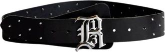 R13 Femme, Accessoires, Noir, Taille: 36/38 FR Mini Dome Studs Belt