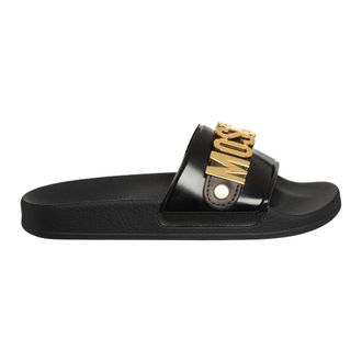 Moschino Einfache Slides ohne Verschluss - - Shoes - Damen - Schwarzk - 37 EU