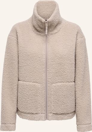Only Teddyfell-Jacke beige