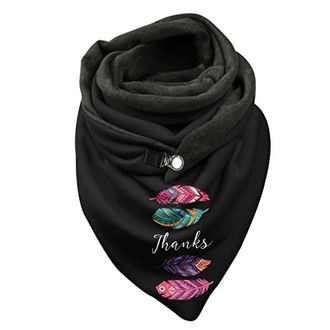 Generic &Eacute;charpe en polaire chaude avec double couture pour femme - Automne et hiver, F, Taille unique