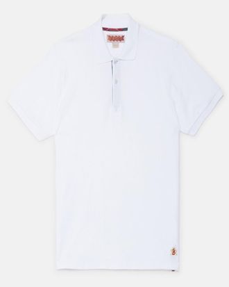 Baracuta Unifarbenes Piqu&eacute;-Poloshirt aus Baumwolle in