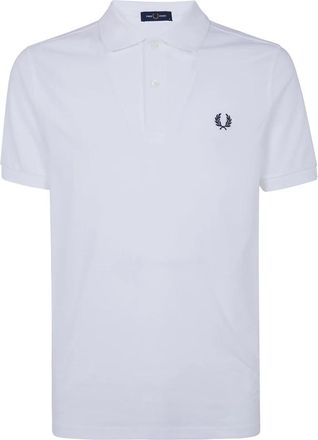 Fred Perry Homme, Tops, Blanc, Taille: XL Polo Chemises