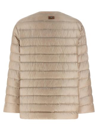 Herno Womens Beige Polyamide Full-Length Jacket Clothing