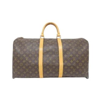 Louis Vuitton unisex, Pre-owned, Brun, Taille: ONE Size Sac week-end en toile vintage Pre-owned