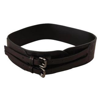 Costume National Verstellbarer G&uuml;rtel mit doppelter Schnalle - - Accessories - Damen - Braun - ONE SIZE