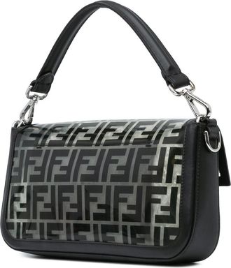 Fendi Hobo Bags - Medium Zucca PVC Baguette Satchel - Gr. unisize - in Schwarz - f&uuml;r Damen