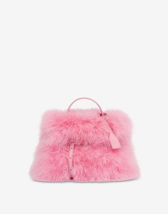 Moschino Petit sac &agrave; main Moschino Tie Me - Rose