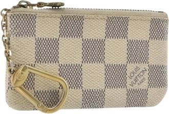 Louis Vuitton Porte-monnaie Pre-owned (Damier Azur Canvas) - Femme - Pre-owned - Blanc - Taille: ONE Size