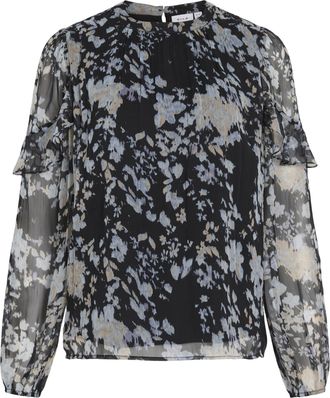 Vila Vielly L/S Flounce Top - Noos