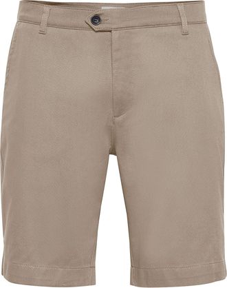 Solid SDFred Structure SHO Herren Chino Shorts Bermuda Kurze Hose mit Stretch Regular Fit, Größe:2XL, Farbe:Oatmeal (130401)