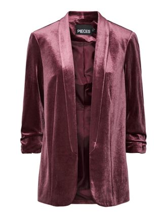 Pieces Pcbosella Velour 3/4 Blazer