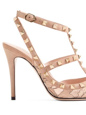 Valentino Garavani Rockstud Pump - Beige