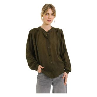 Sacr&eacute;coeur Femme, Blouses et Chemises, Vert, Taille: 36 FR Chemisier Gladis