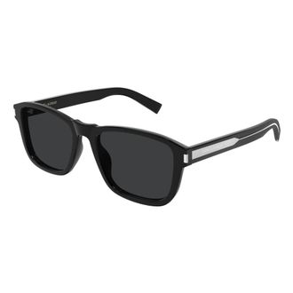 Saint Laurent Rechteckige Sonnenbrille - - Accessories - Herren - Schwarzk - 54 MM
