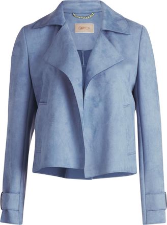 Cartoon Damen Casual-Jacke mit Taschen 40, Blue Mirage
