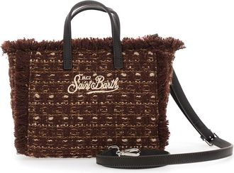 MC2 Saint Barth Tweed Mini Bag - Brown