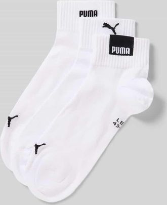 Puma Socken mit elastischem Rippenb&uuml;ndchen im 3er-Pack