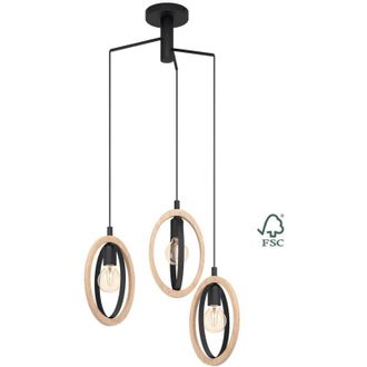 Eglo Suspension Basildon Ronde - Noir