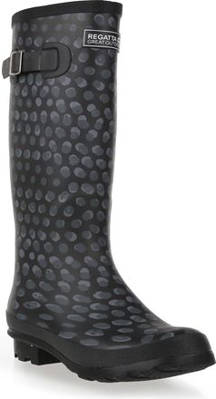 Regatta Fairweather II verstellbare Damen-Gummistiefel aus natürlichem Gummi mit Baumwollfutter