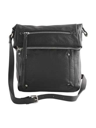 Next Damen Standard Gewaschene Umh&auml;ngetasche Schwarz one size