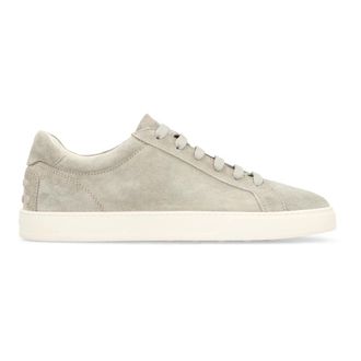 Tod's Homme, Chaussures, Gris, Taille: 42 1/2 EU Baskets en daim