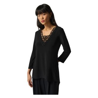 Joseph Ribkoff Stilvolle Bluse - - Blouses & Shirts - Damen - Schwarzk - L