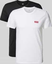 Levi's Slim Fit T-Shirt im 2er-Pack