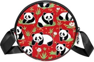 Generic Sac &agrave; bandouli&egrave;re circulaire pour femme, petit sac &agrave; bandouli&egrave;re mignon avec fermeture &eacute;clair, bretelles r&eacute;glables, sac &agrave; main rond d&eacute;contract&eacute; pour f