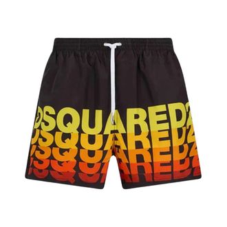 Dsquared2 Herren, Bademode, Schwarzk, LGr&ouml;&szlig;e