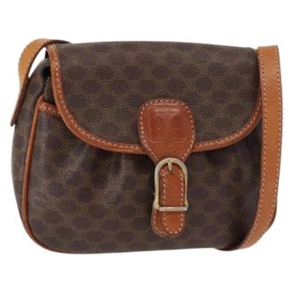 Celine Sac bandouli&egrave;re vintage Pre-owned - Femme - Pre-owned - Brun - Taille: ONE Size