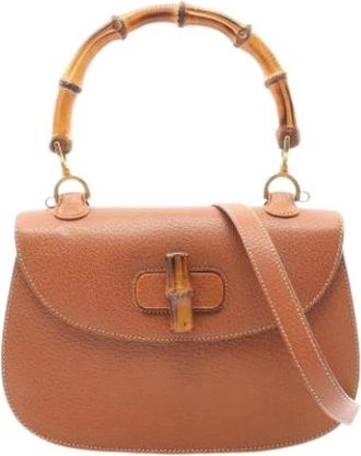 Gucci Sac &agrave; main vintage Pre-owned - Femme - Pre-owned - Brun - Taille: ONE Size