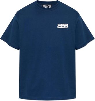 Versace Jeans Couture Homme, Tops, Bleu, Taille: XL Logo T-shirt