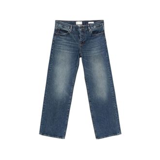 Frame Denim The Saturday Faded Wide-leg Jeans