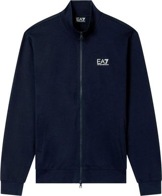 Emporio Armani Emporio Armani Ea7, Homme, Sport, Bleu, Taille: XL Full Zip Core Identity SweaT-shirt
